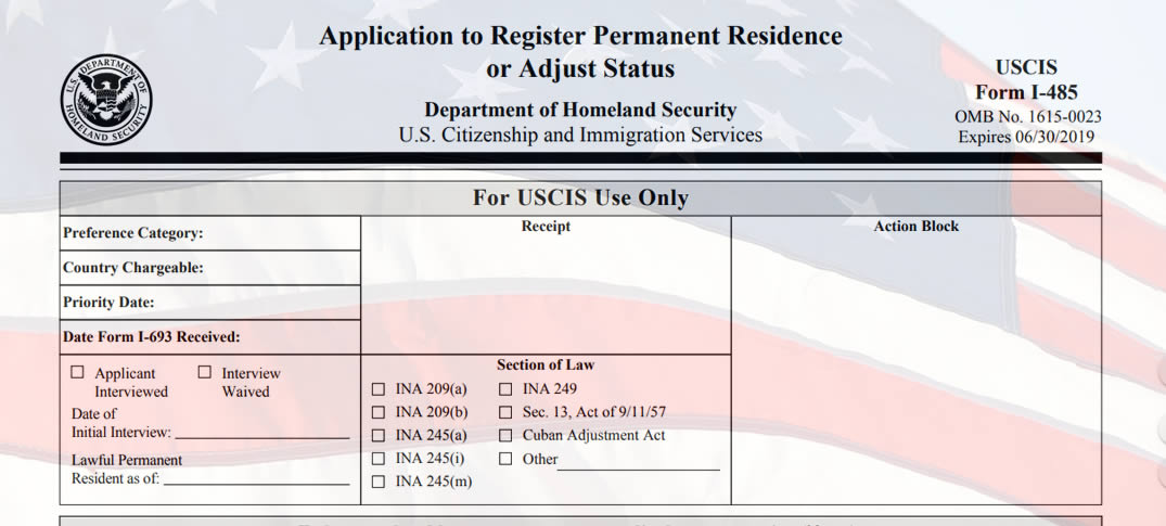 Puedo presentar el formulario I-130 y el formulario I-485 juntos? ※