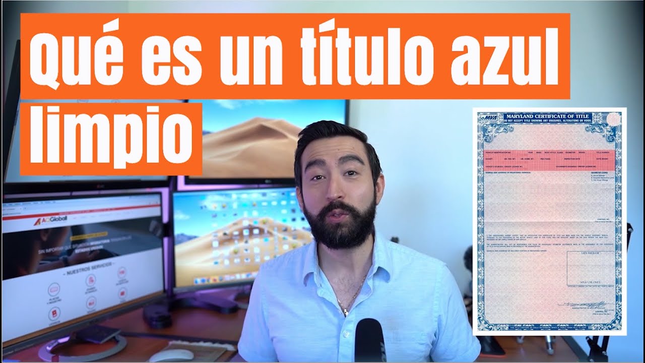 Qué significa título azul en un carro? - Diferencias y legalización ※